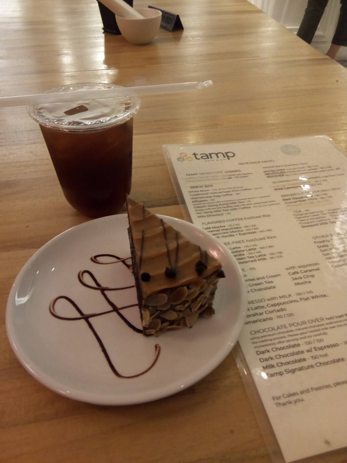 Menu at Tamp Cafe & Co. KASAMBAGAN, Cebu City, 12 President Aguinaldo ...