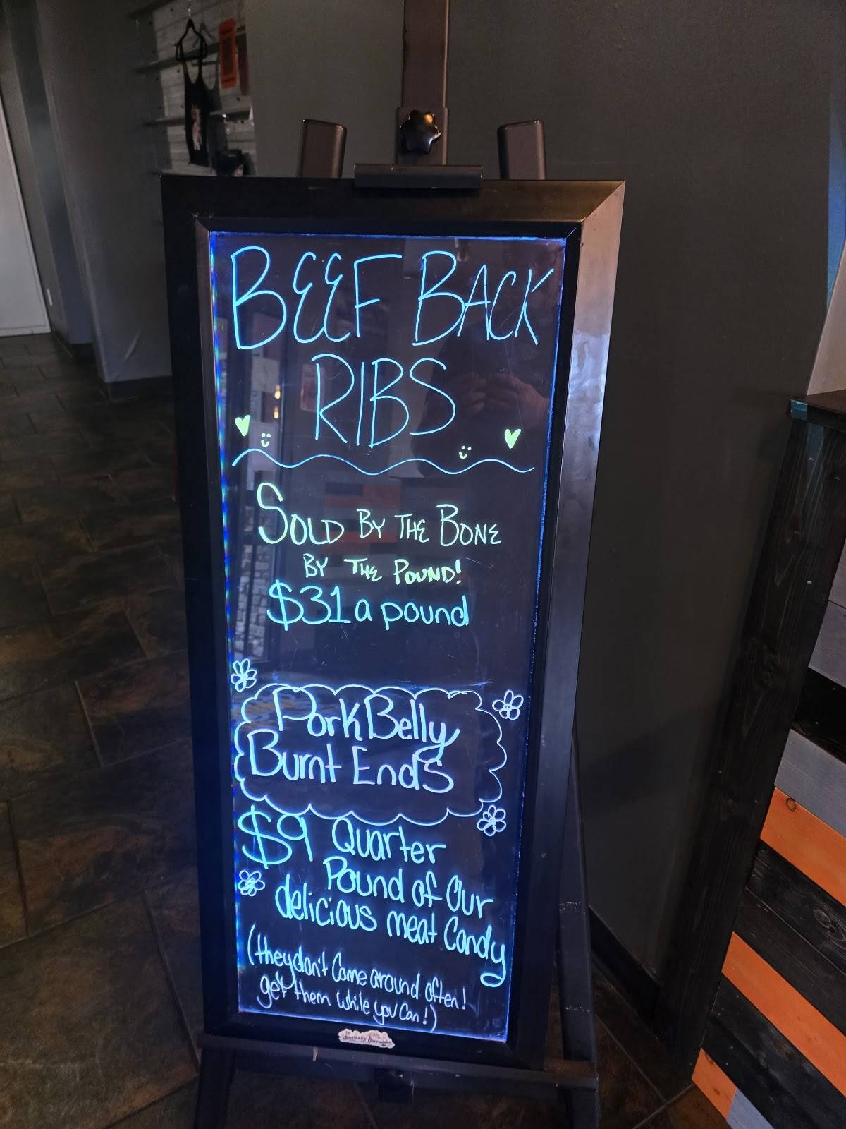 Menu at CR Midnight Smoker BBQ, Cedar Rapids
