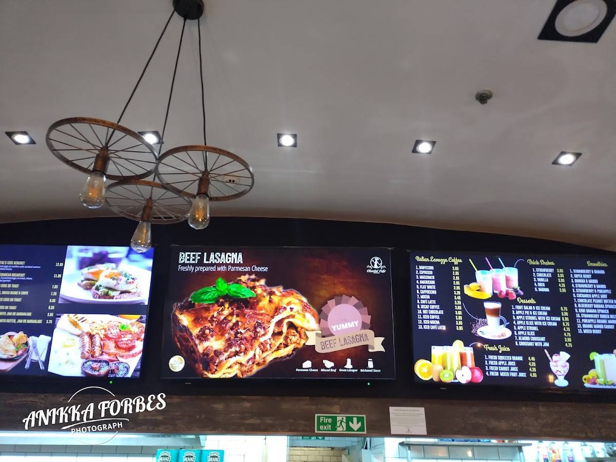 Menu at Chantal Cafe, London, 28 Ealing Broadway Shopping Centre