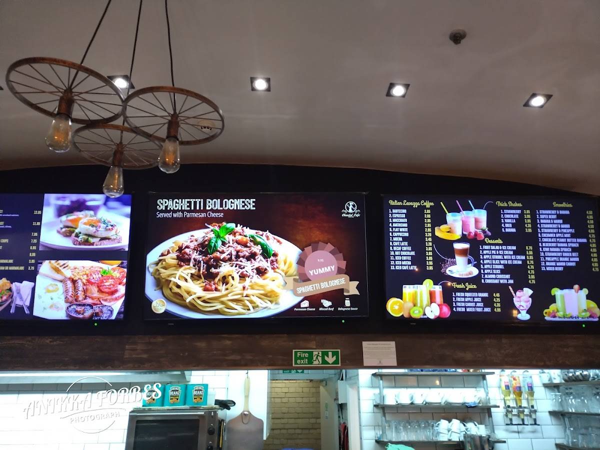 Menu at Chantal Cafe, London, 28 Ealing Broadway Shopping Centre