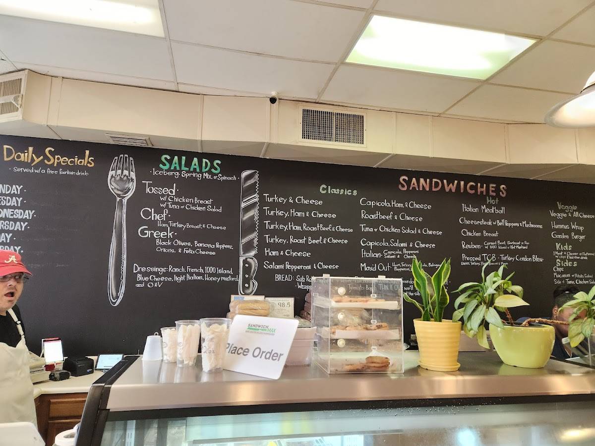 Menu at Sandwich Max restaurant, Charlotte, 933 Louise Ave