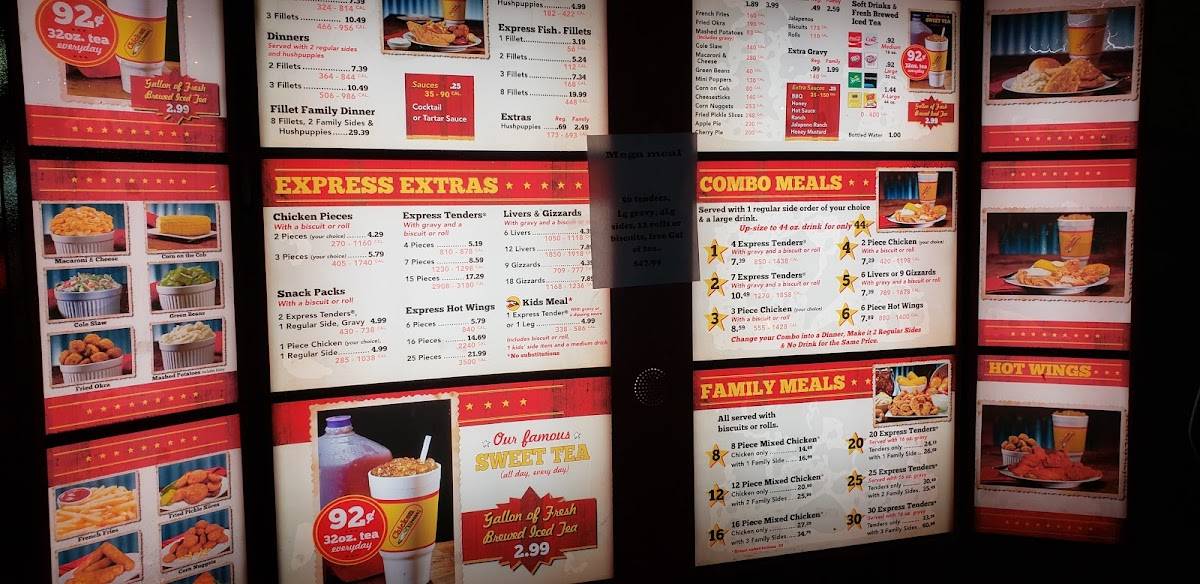 Menu at Chicken Express restaurant, Norman, 1310 E Lindsey St