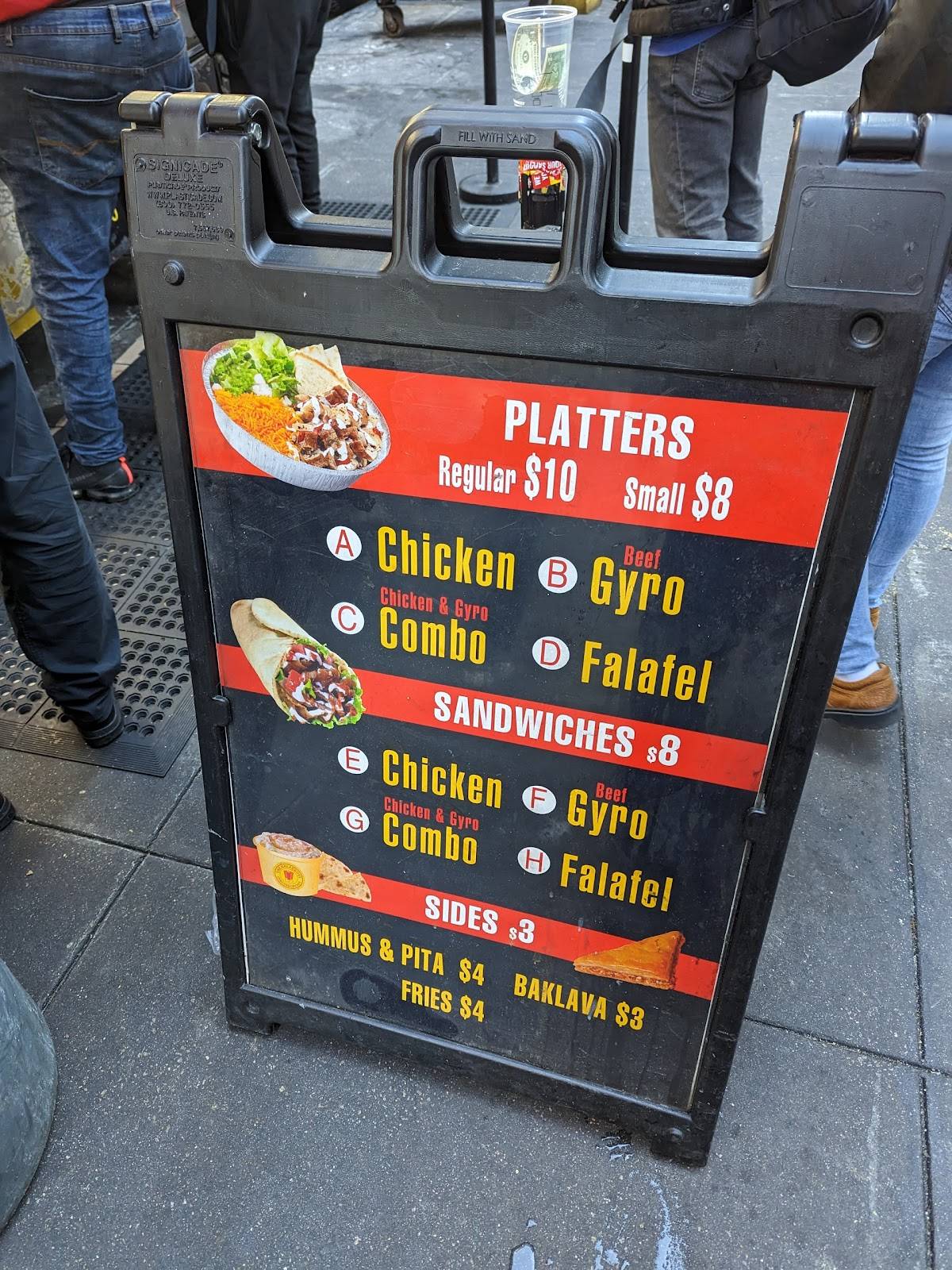 Menu at Chicken Over Rice restaurant, West New York