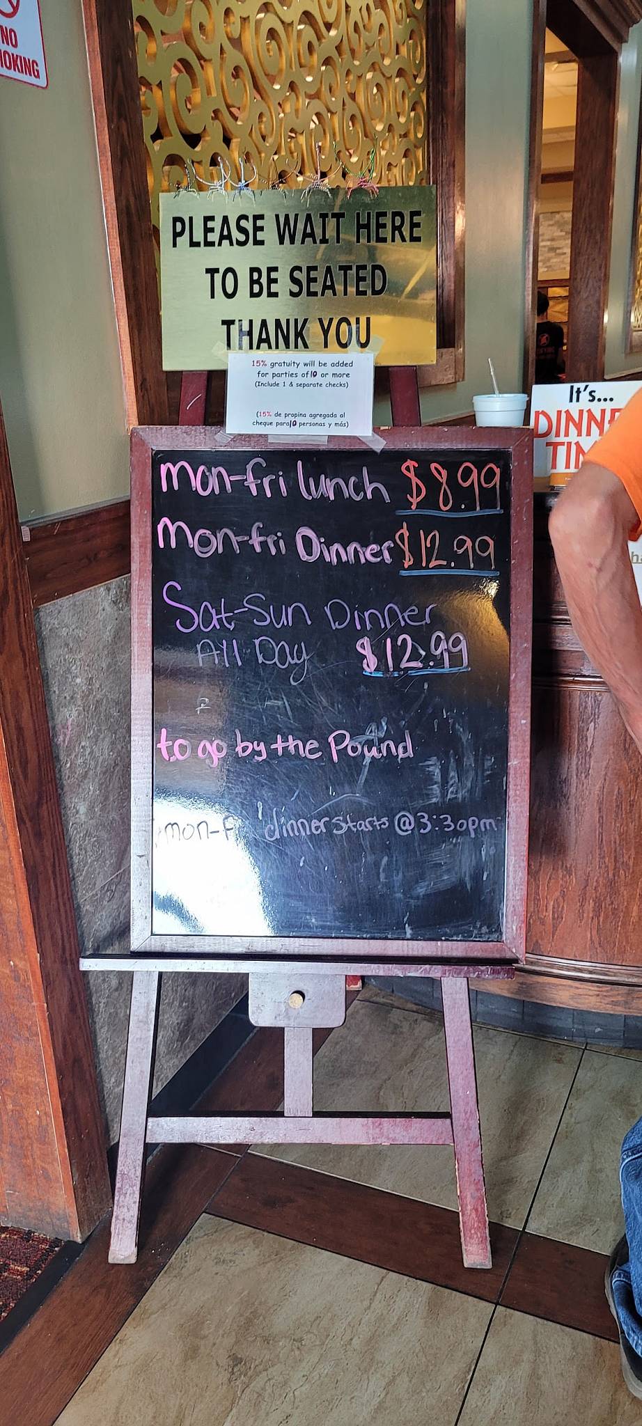 Menu at Chow King Grill & Buffet Restaurant, Dothan