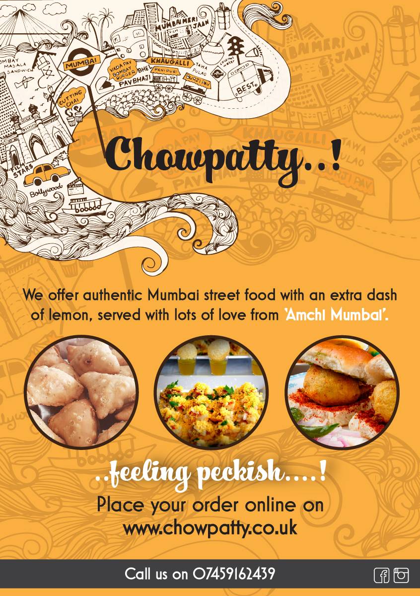 Menu at Chowpatty - Authentic Indian Street Food (Mile End) fast food ...