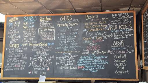 Menu at Christos Place pizzeria, Winchendon
