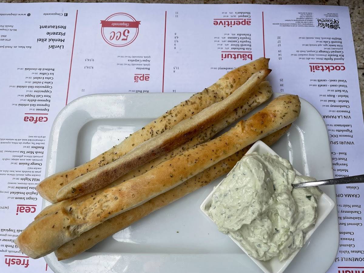 Menu at Cinquecento, Baia Mare, Strada Petőfi Sándor 7