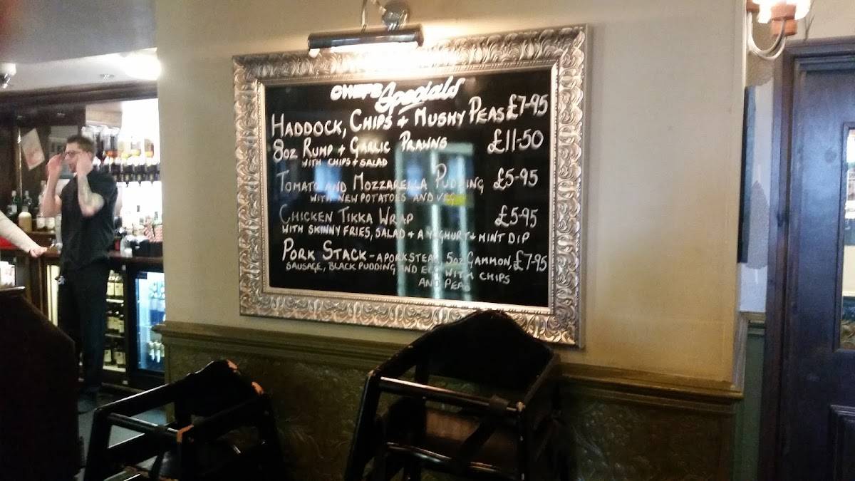 Menu at The Liversedge pub & bar, Liversedge