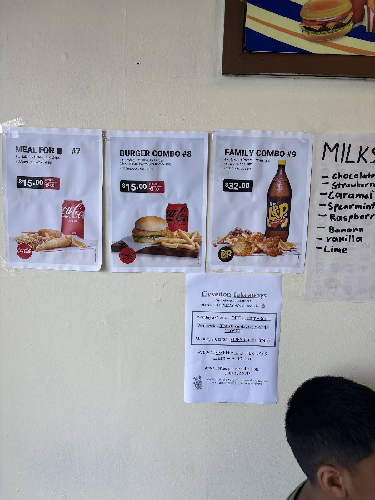Menu at Clevedon Takeaway - Fish and chips and Chinese Food restaurant ...