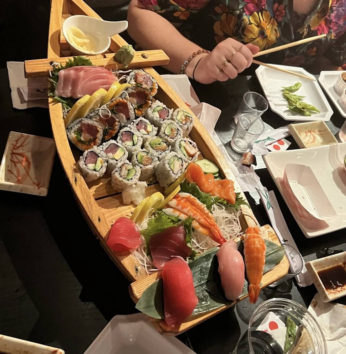 Menu at BATSU! club, New York City