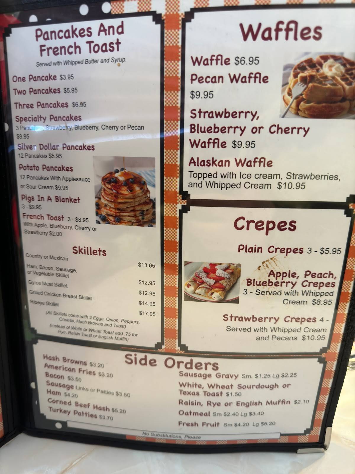 Menu at Red Apple Family Restaurant, Maryville