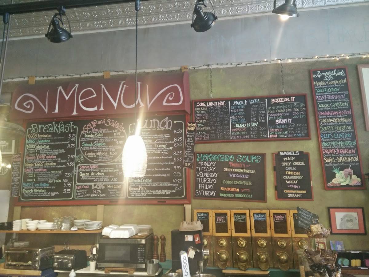 Menu at Comma Coffee cafe, Carson City