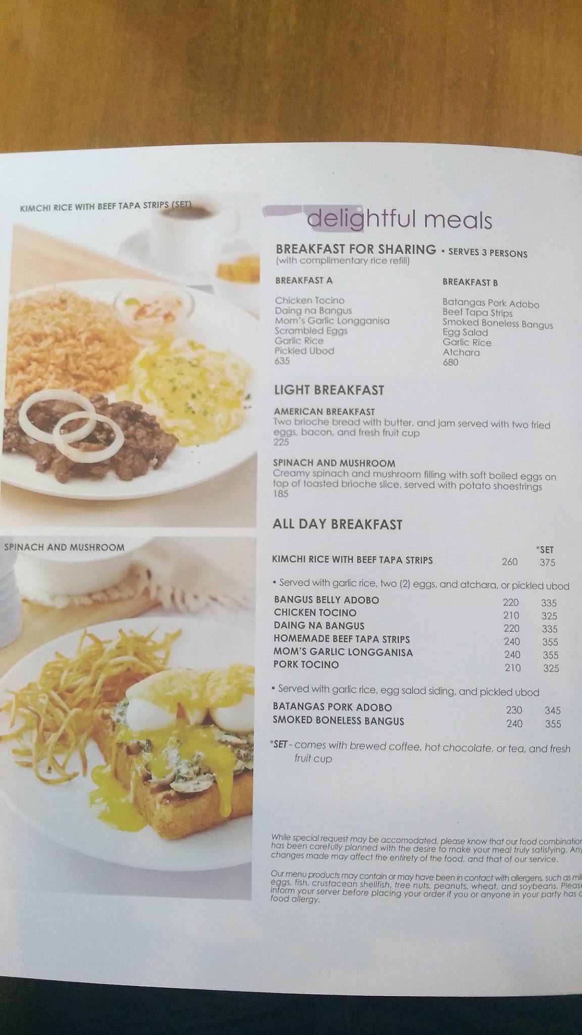 Menu at Conti's Bakeshop and Restaurant, Pasay, Unit L-102 Blue Bay ...