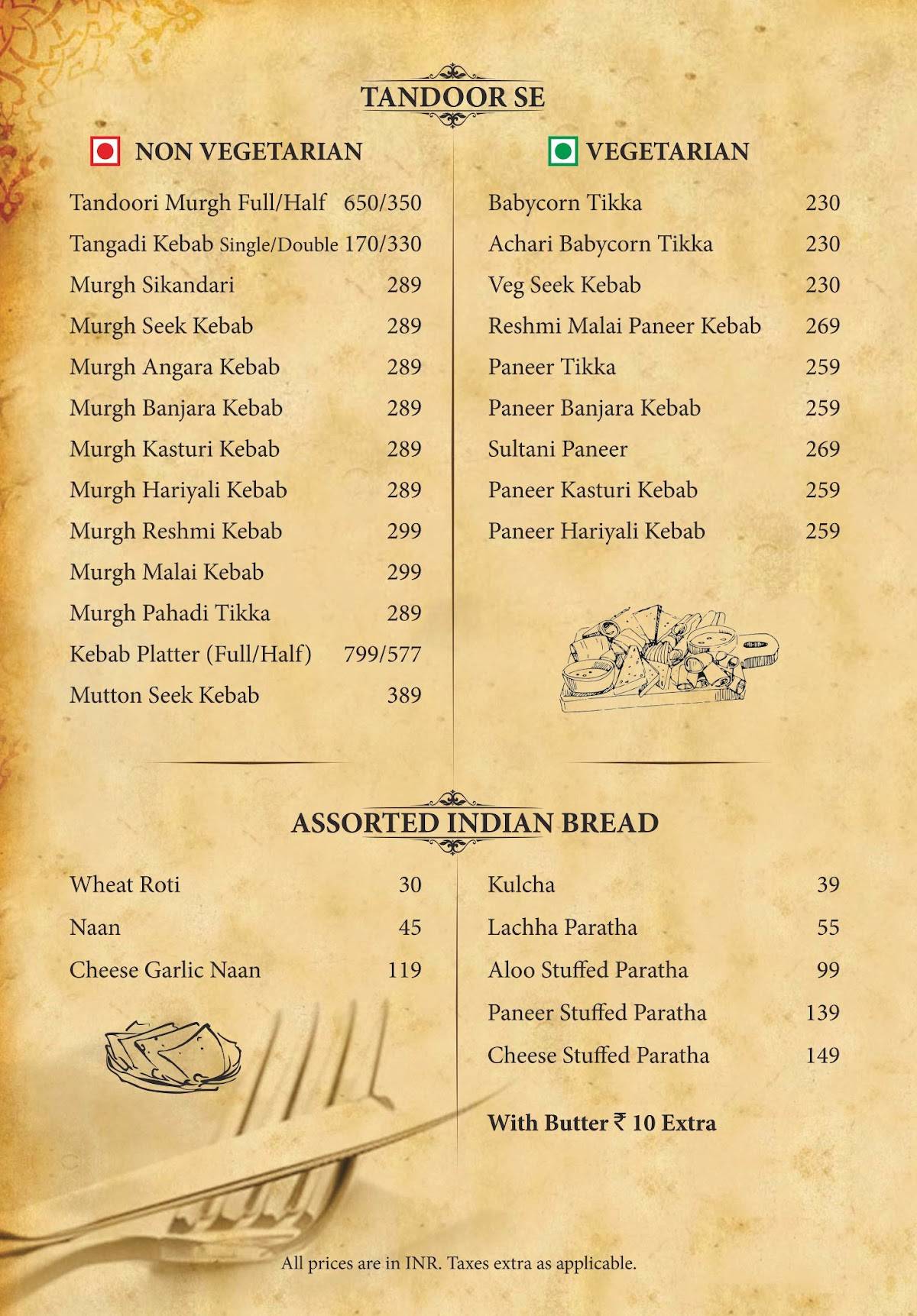 Menu at COPPER & PEPPER, Belgaum, Mahatma Phule Rd