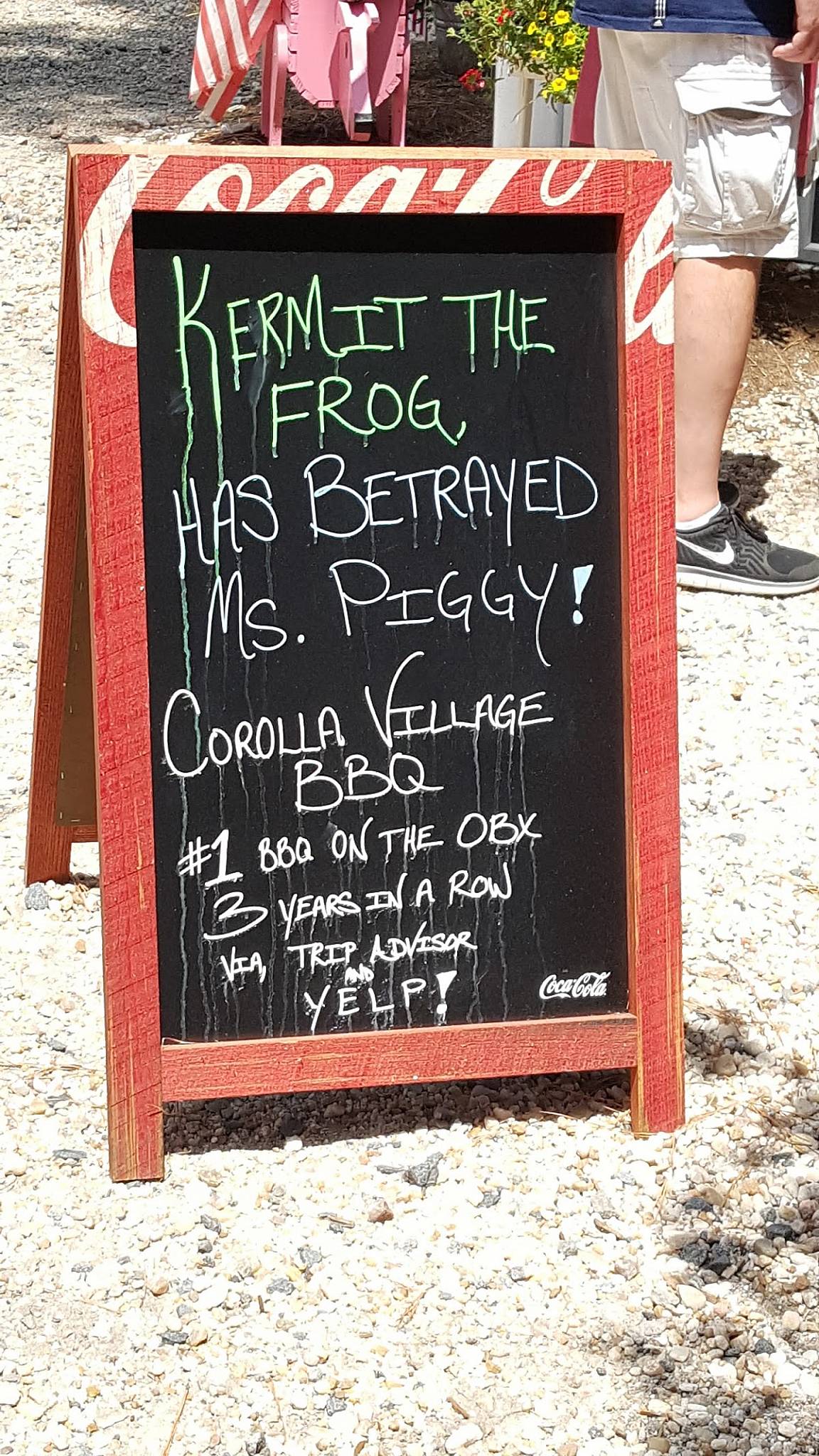 Menu at Corolla Village Barbecue, Corolla