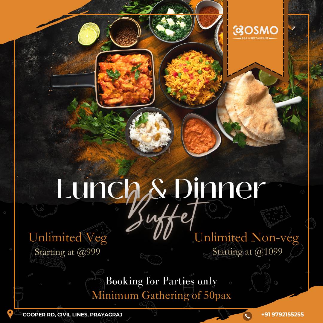 Menu at Cosmo Bar & Restaurant, Allahabad