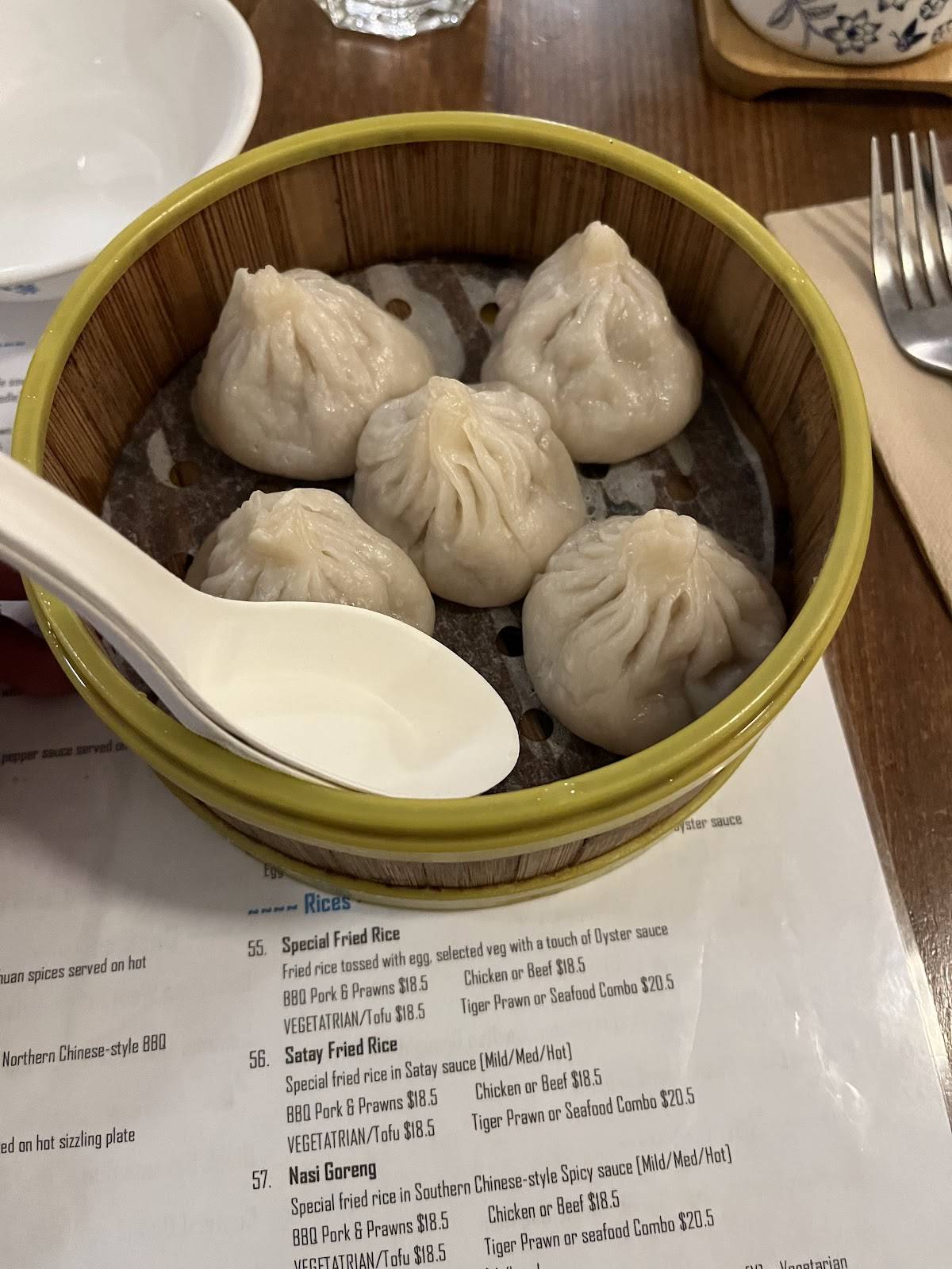 Menu at Cosy and Tasty Dumpling Restaurant, Frankston