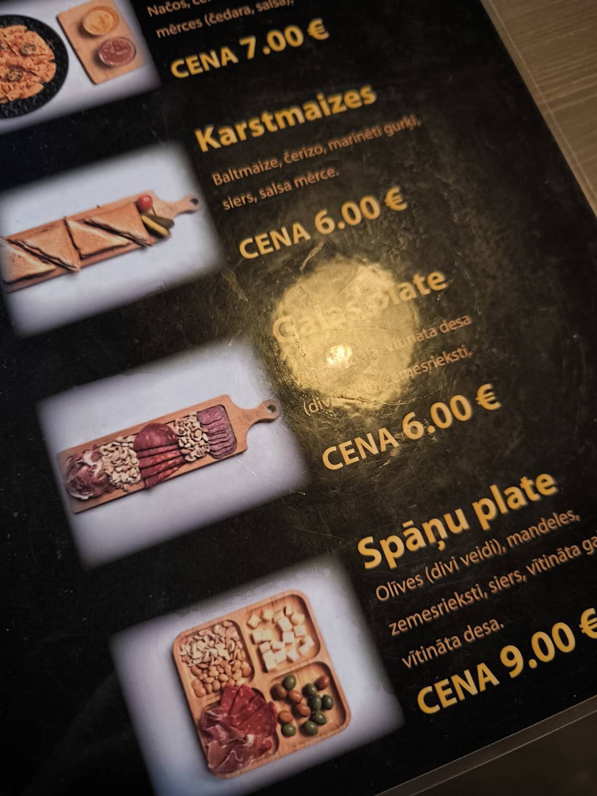 Menu at Craft Beer Station pub & bar, Riga, Lubānas iela 113C