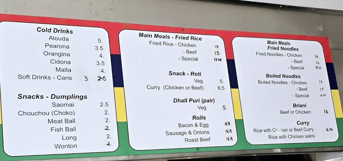 Menu at Creole Corner Cafe, Hampton Park