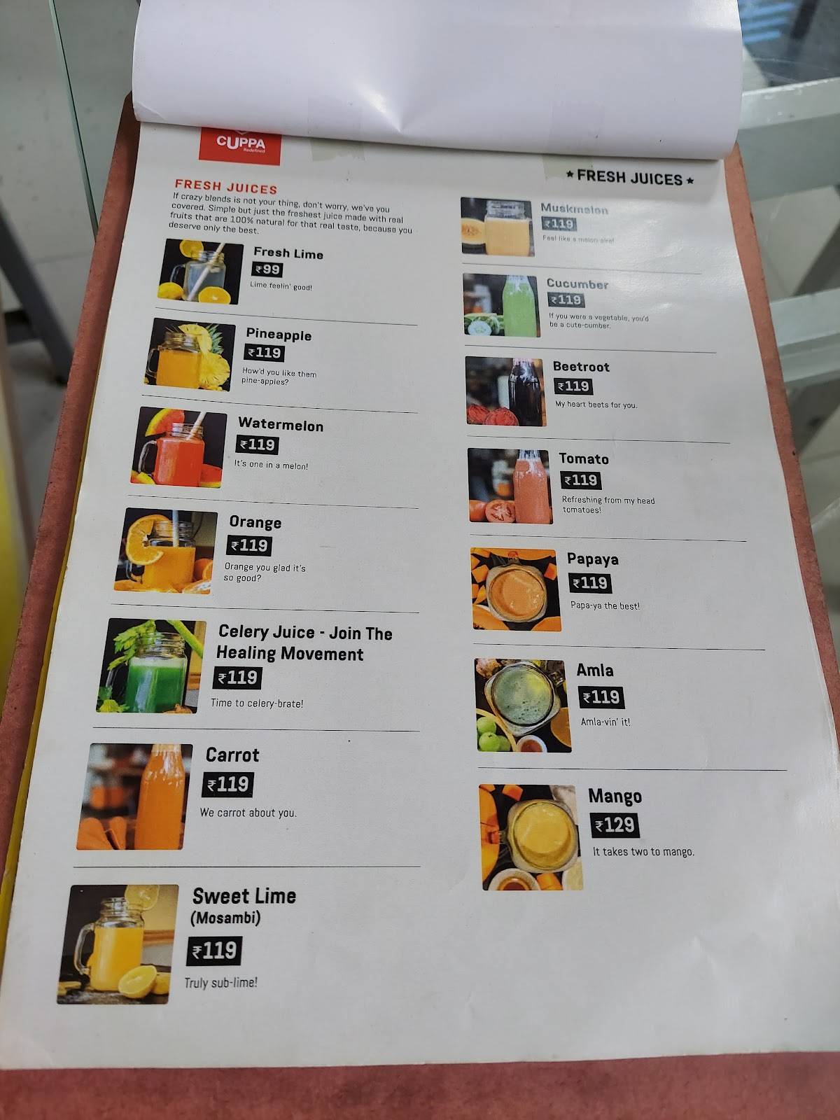 Menu at Cuppa Redefined - Mysore's Neighbourhood Cafe & Restaurant, Mysuru