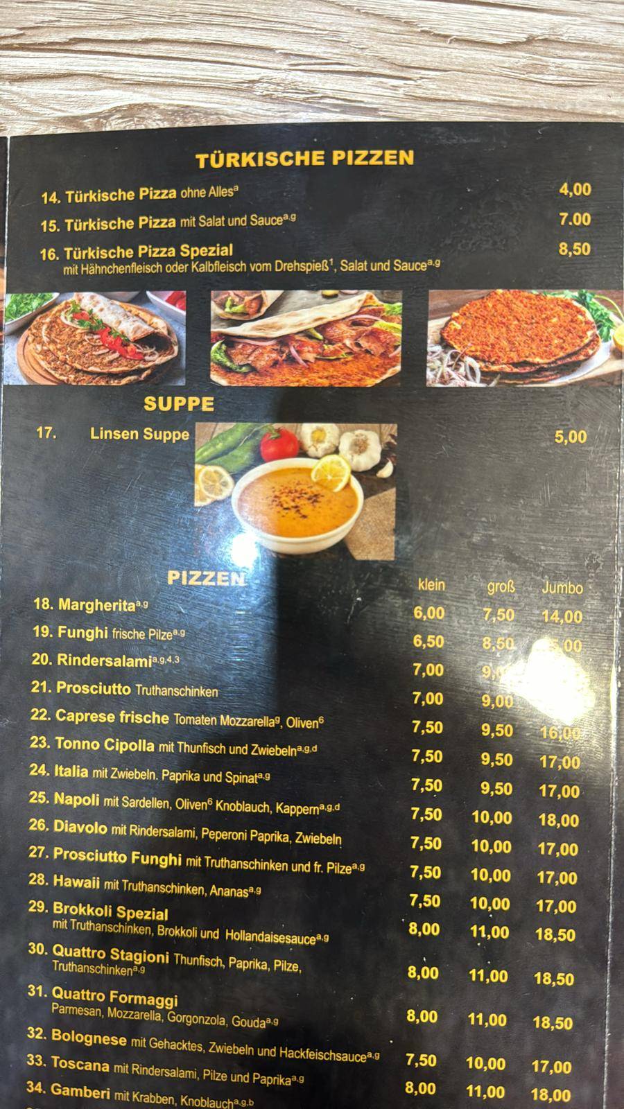Speisekarte von DIVAN Imbiss restaurant, Wesel