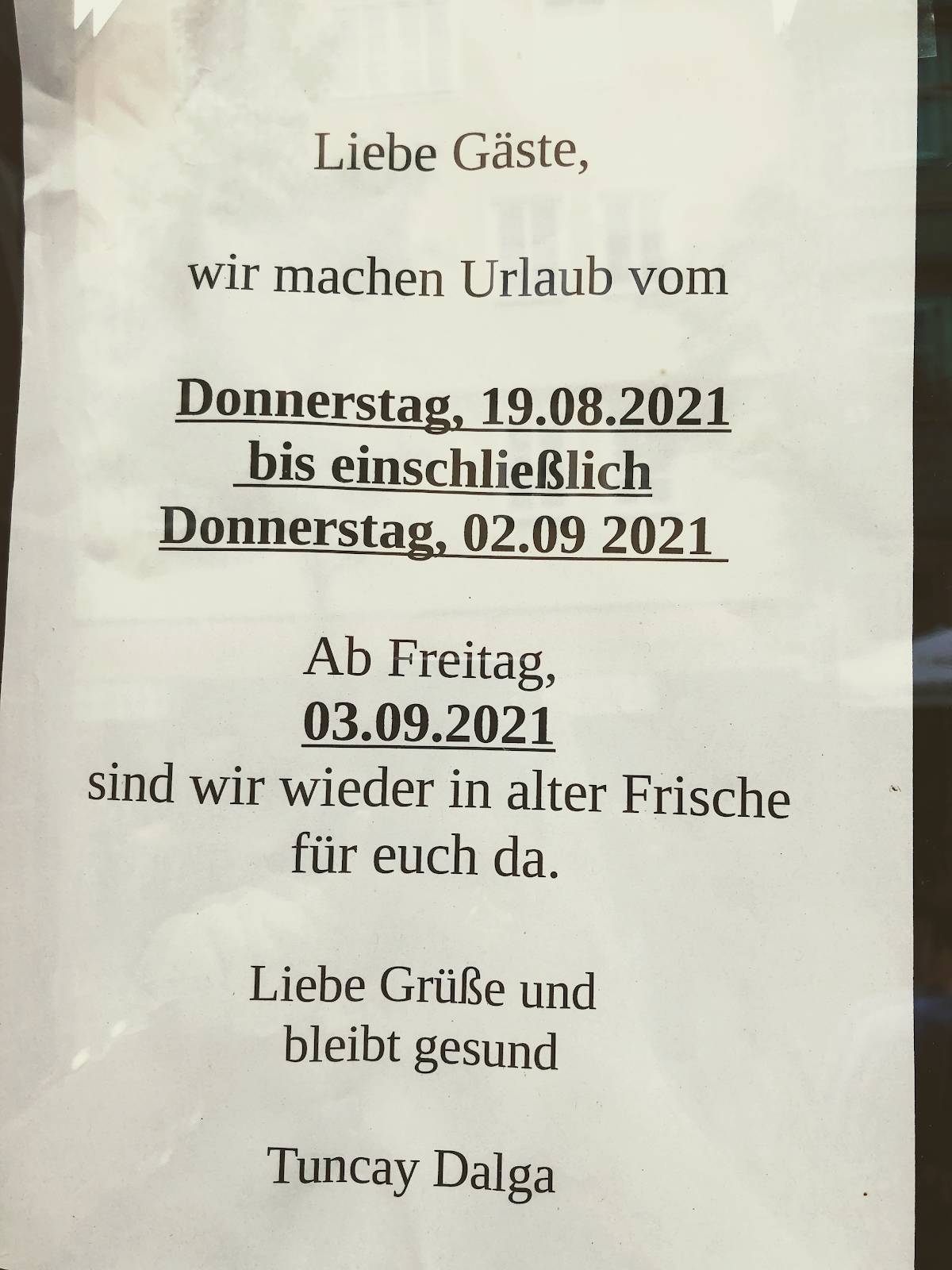 Menu at Dalga Grill King restaurant, Karlstadt am Main