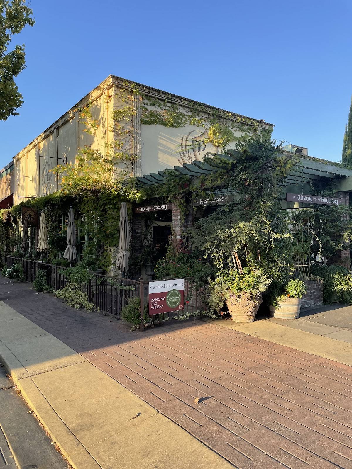 Menu at Dancing Fox Winery & Brewery restaurant, Lodi