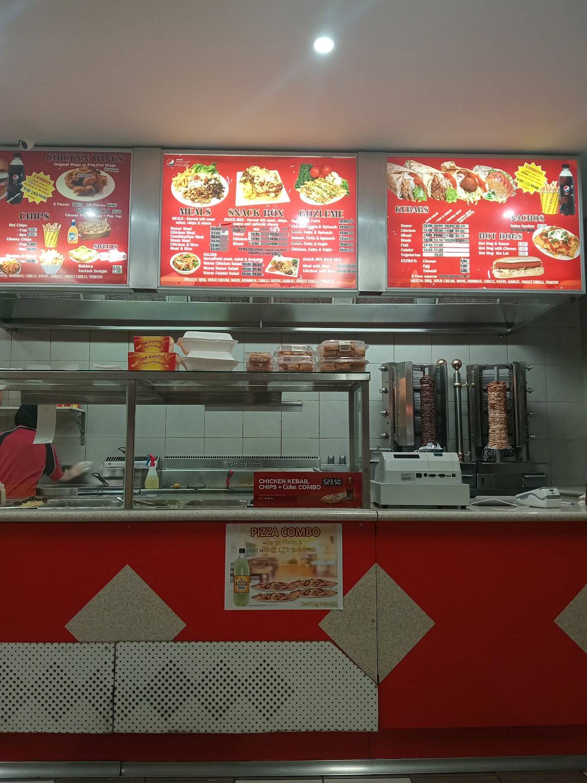Menu at Darling Kebab and Pizza House pizzeria, Swan View