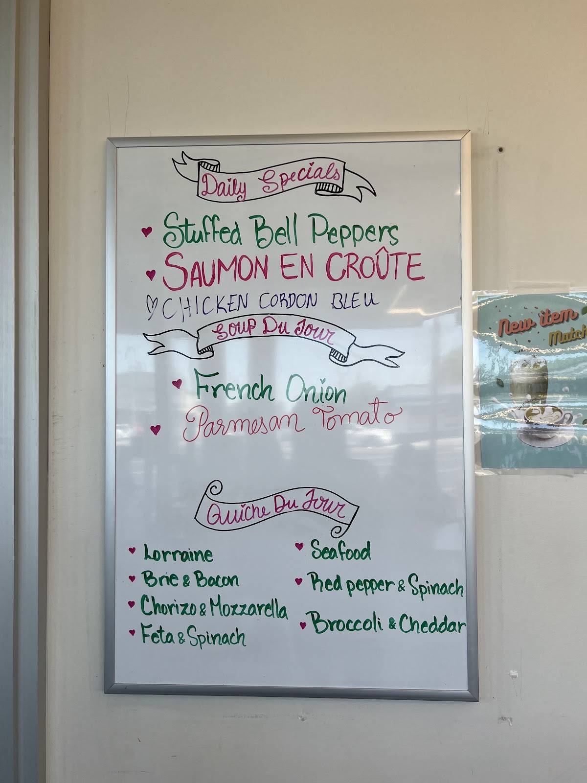 Menu at Délice French Bakery & Café, South Salt Lake