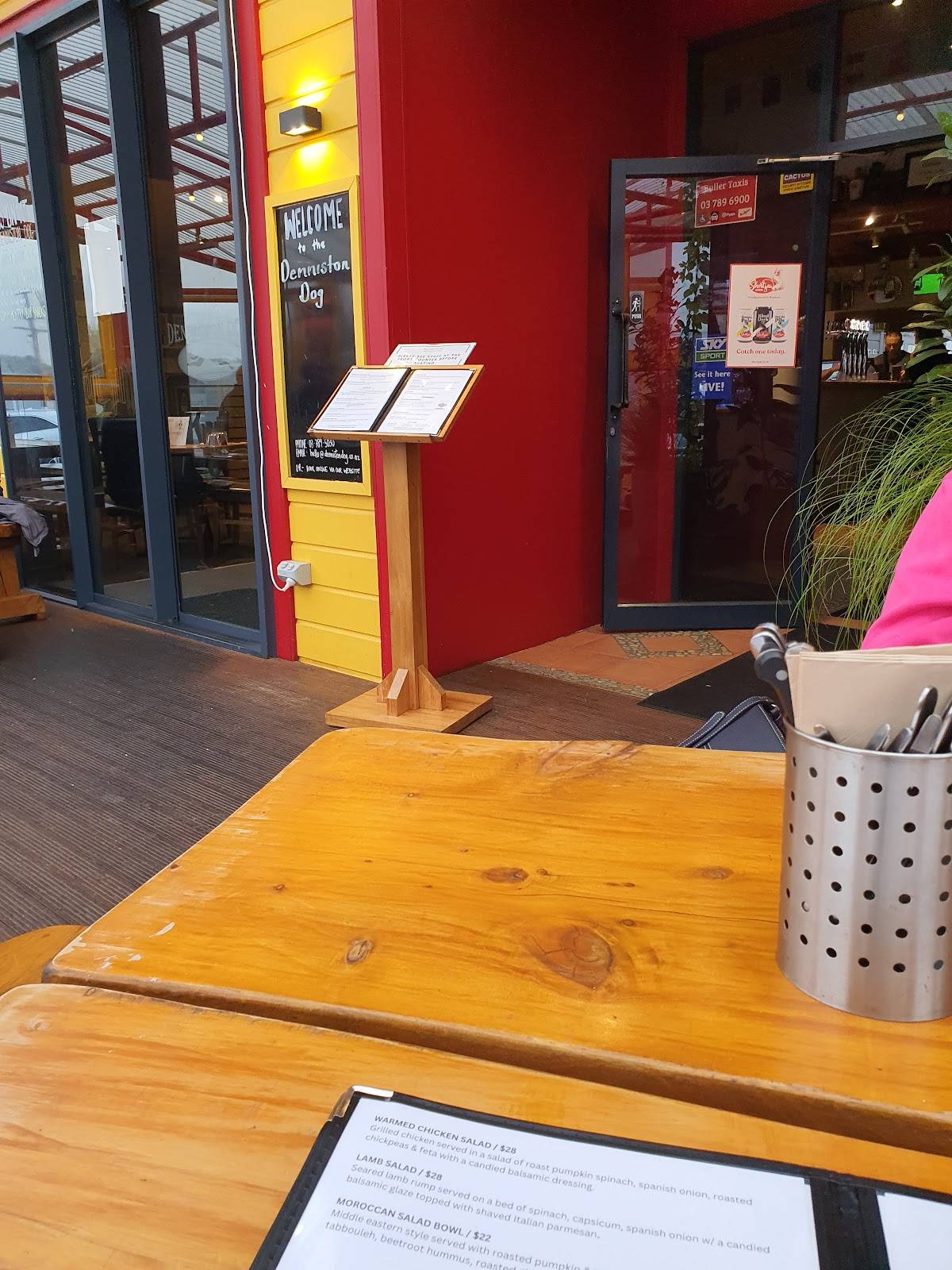 Menu at Denniston Dog Restaurant & Bar, Westport