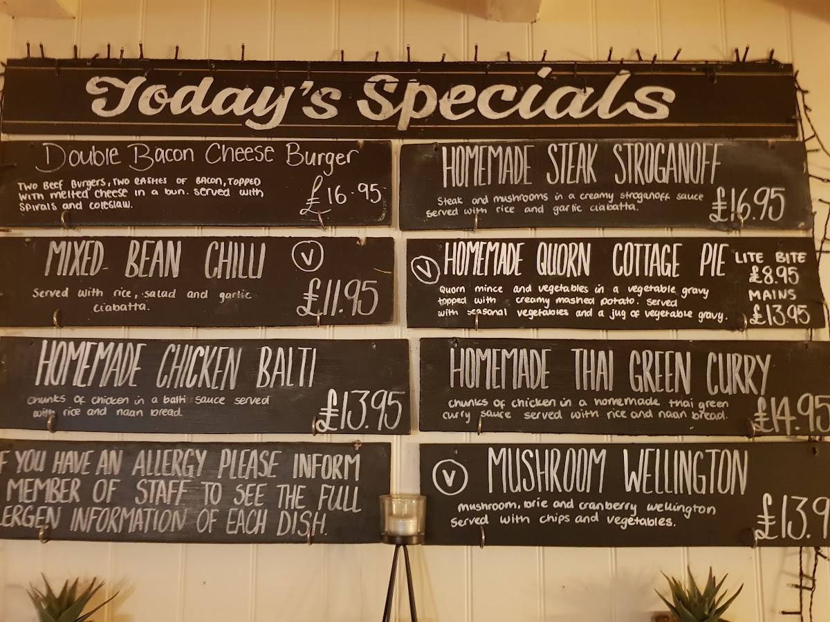 Menu at The New Inn pub & bar, Derby, The New Inn