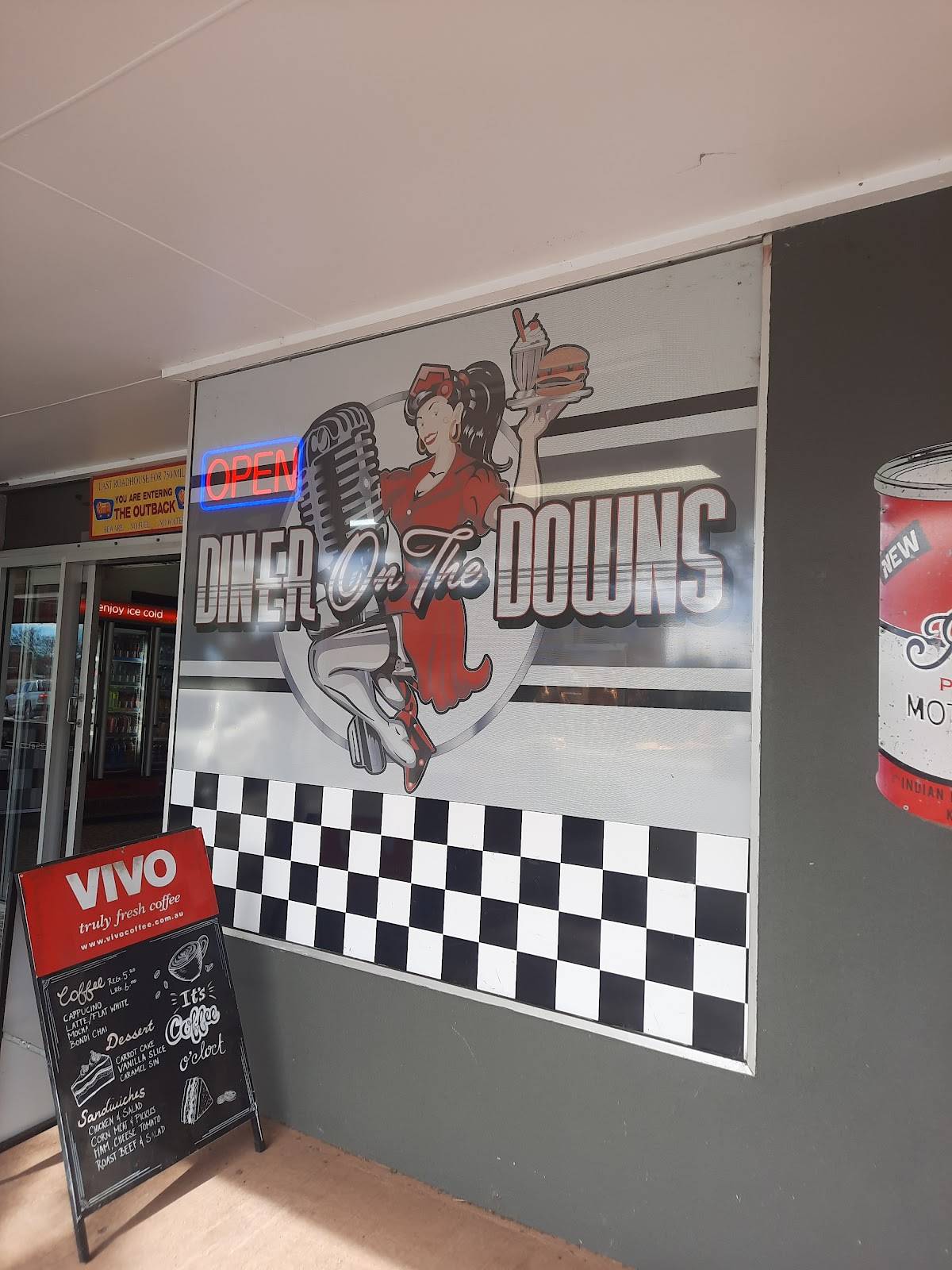 Menu at Diner on the Downs restaurant, Pittsworth