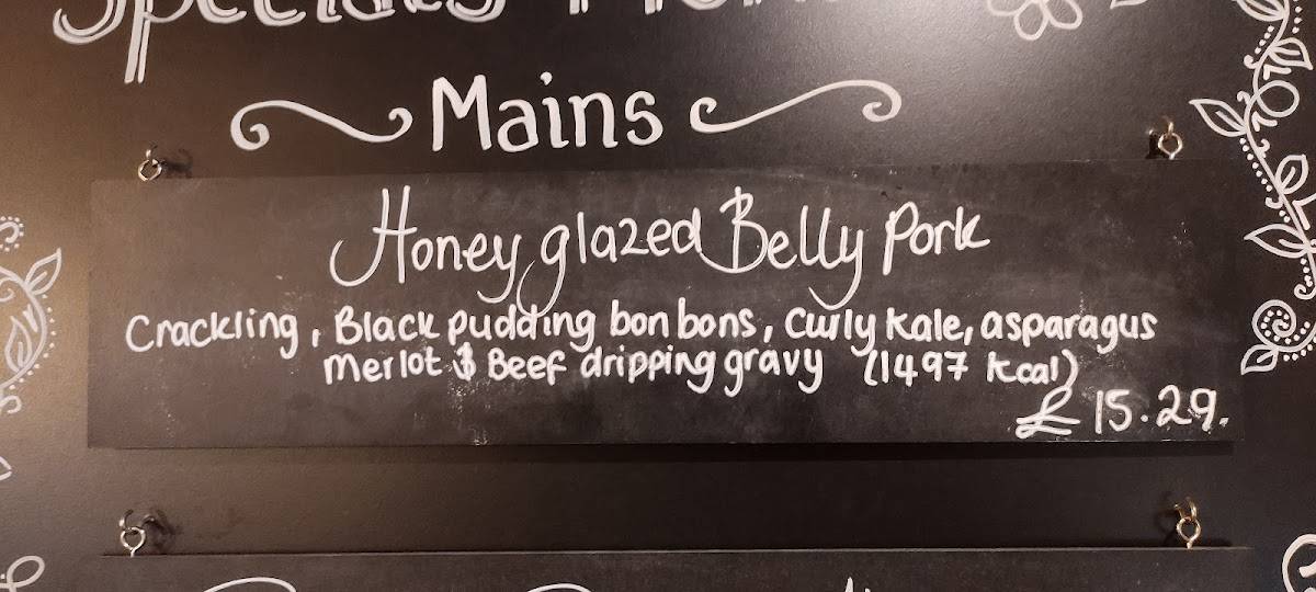 Menu at Dog & Partridge pub & bar, Burton upon Trent