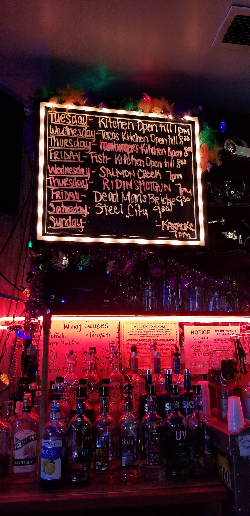 Menu at Doit's Village Inn pub & bar, Granite City, Pontoon Rd