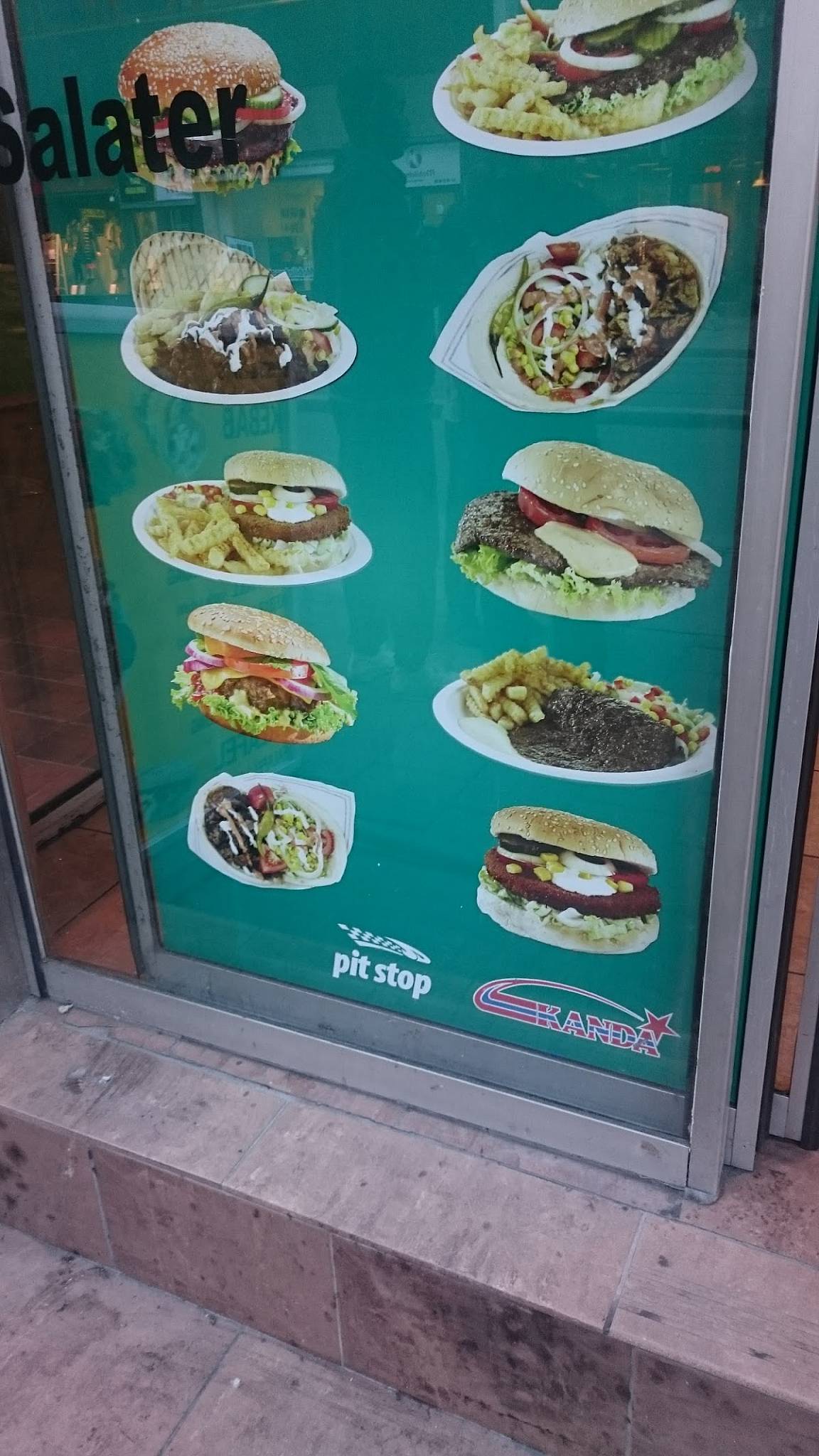 Menu at Pit Stop Diner restaurant, Dokka