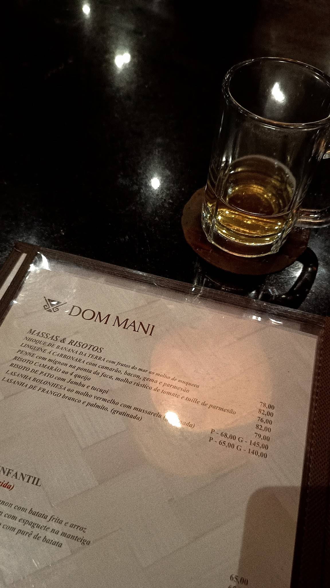 Menu em Dom Mani restaurante, Santarém, Av. Dr. Anísio Chaves