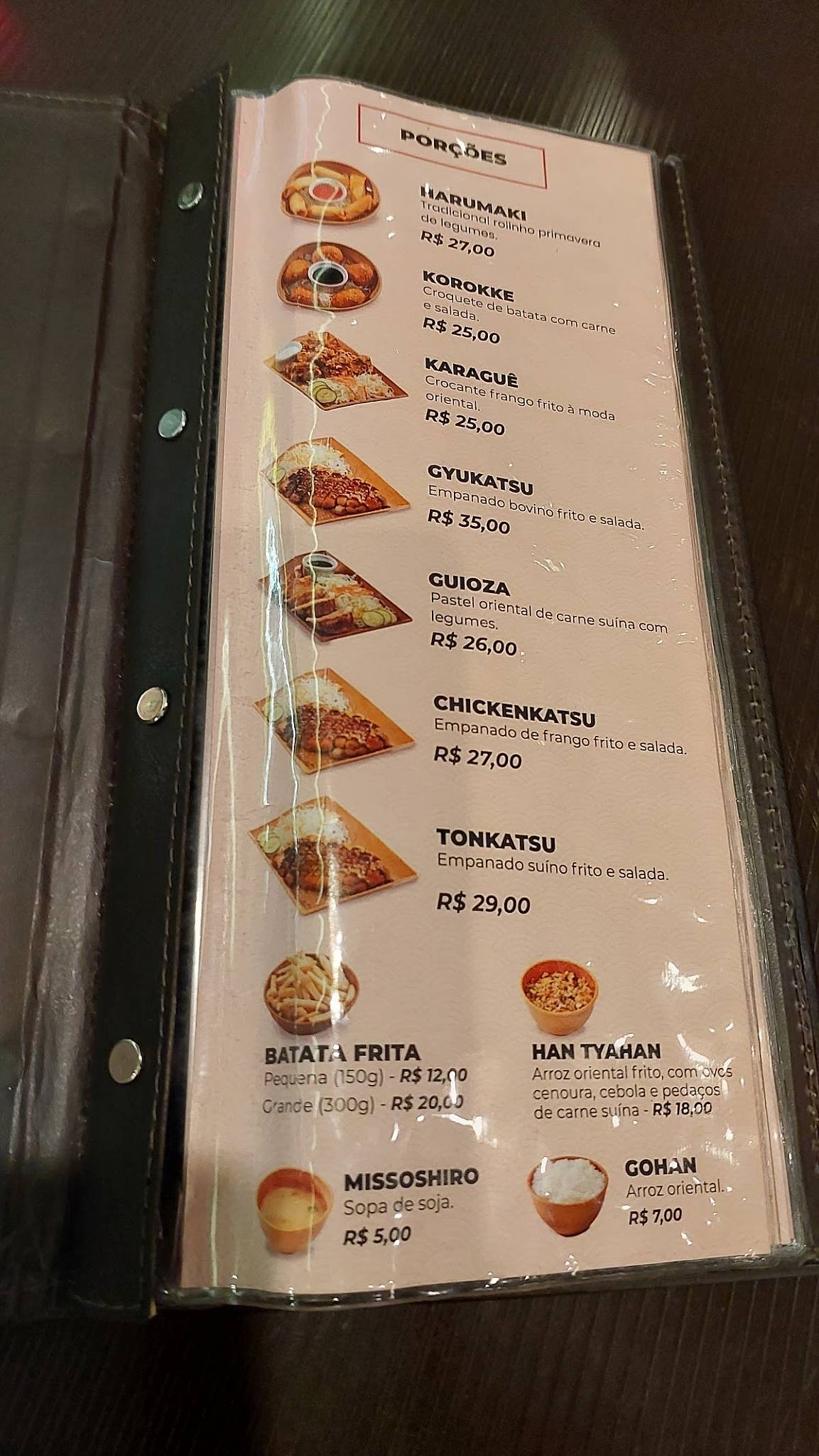 Menu em Domburiya by Hachimitsu restaurante, Londrina
