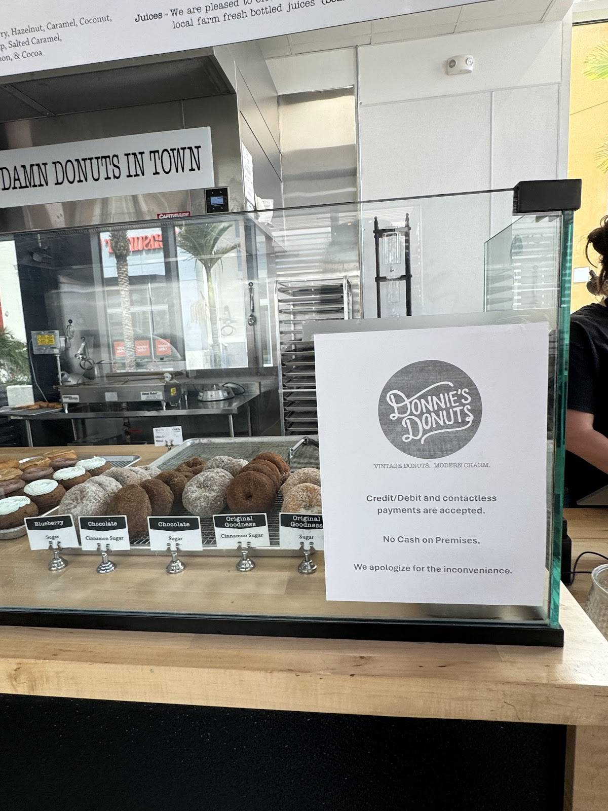 Menu at Donnie's Donuts desserts, Daytona Beach, 225 Daytona Blvd