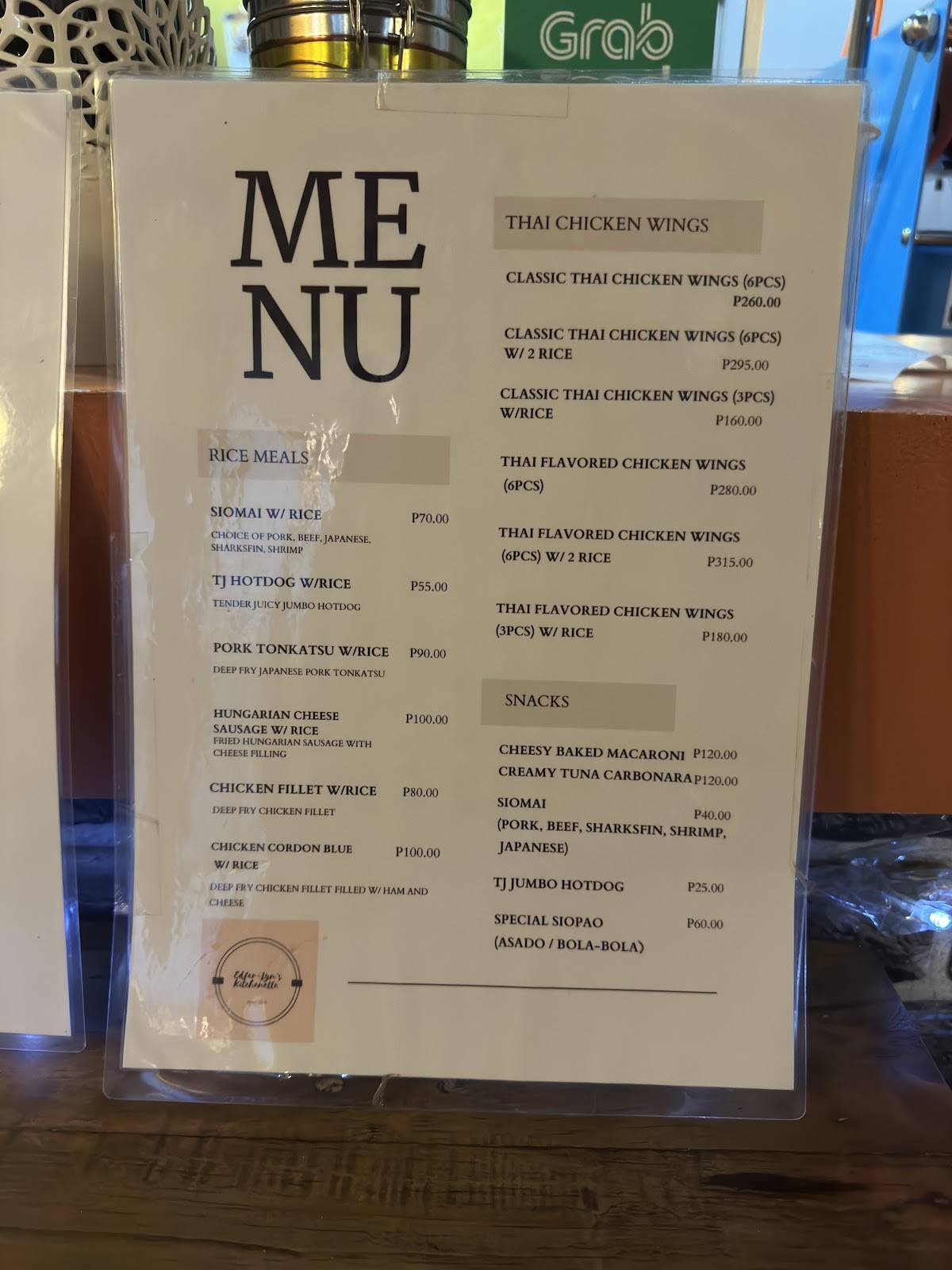 Menu at Dragon Wok Palace Restaurant, Las Pinas