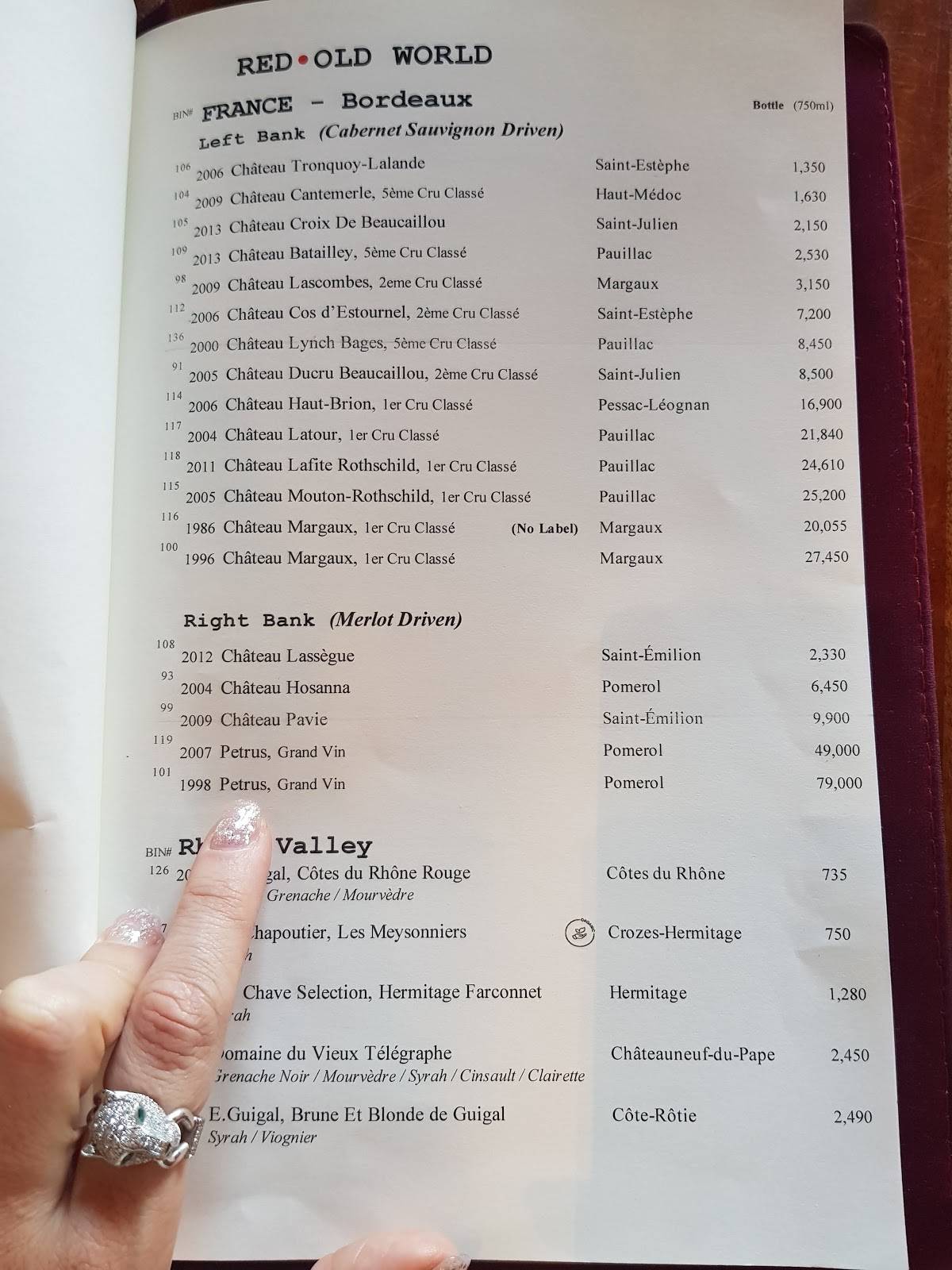 Menu at Nusr-Et Steakhouse Dubai, Dubai, Restaurant Village Four ...