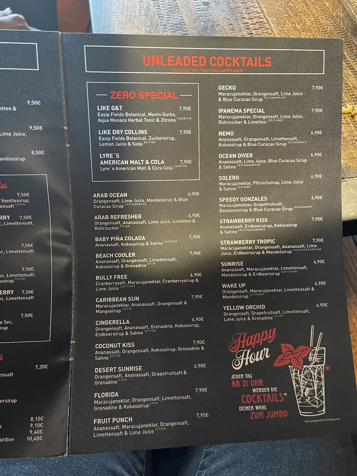 Speisekarte von Timberjacks Düren restaurant, Düren