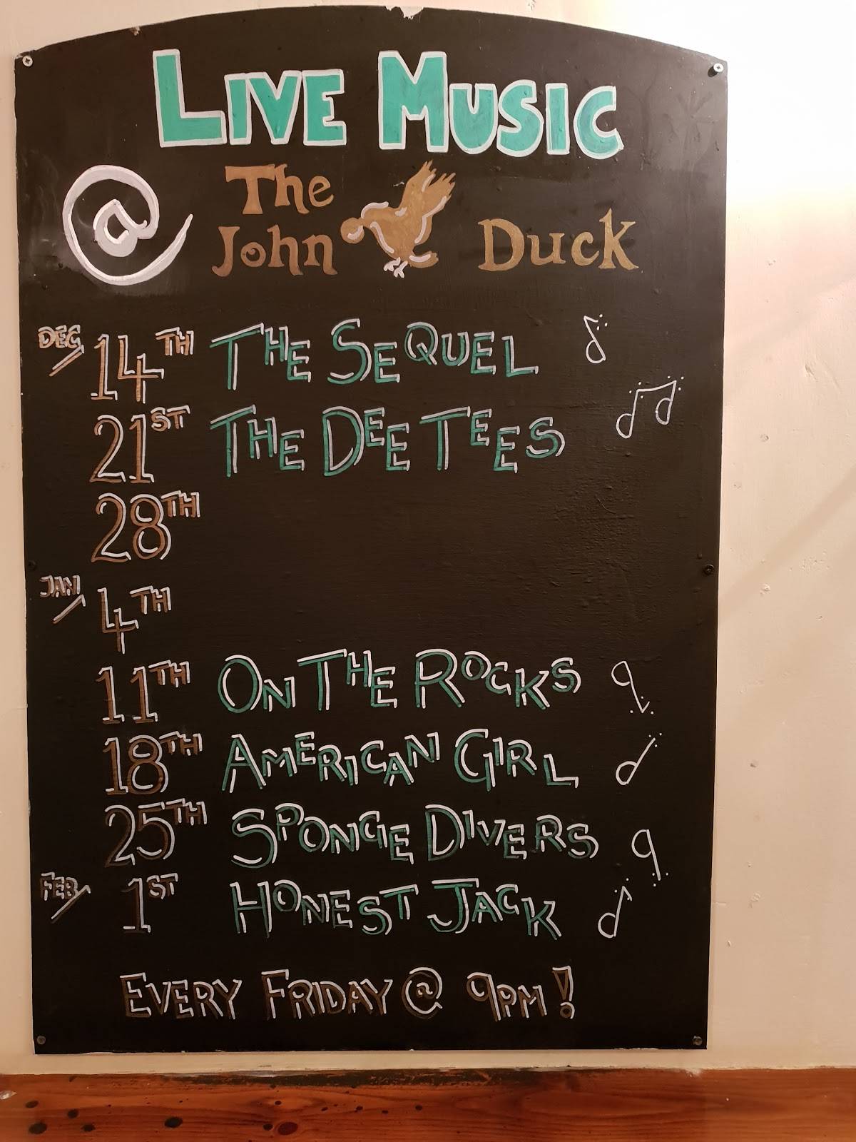 Menu at The Drunken Duck pub & bar, Durham