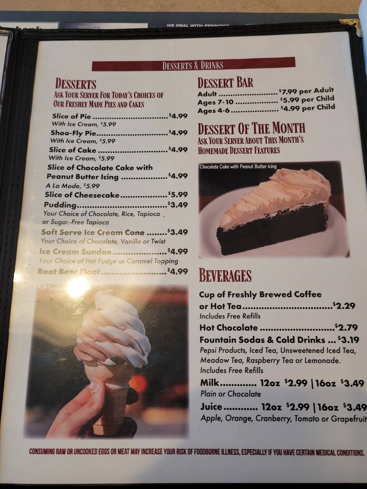 Menu at Dutch-Way Family Restaurant - Myerstown, Myerstown