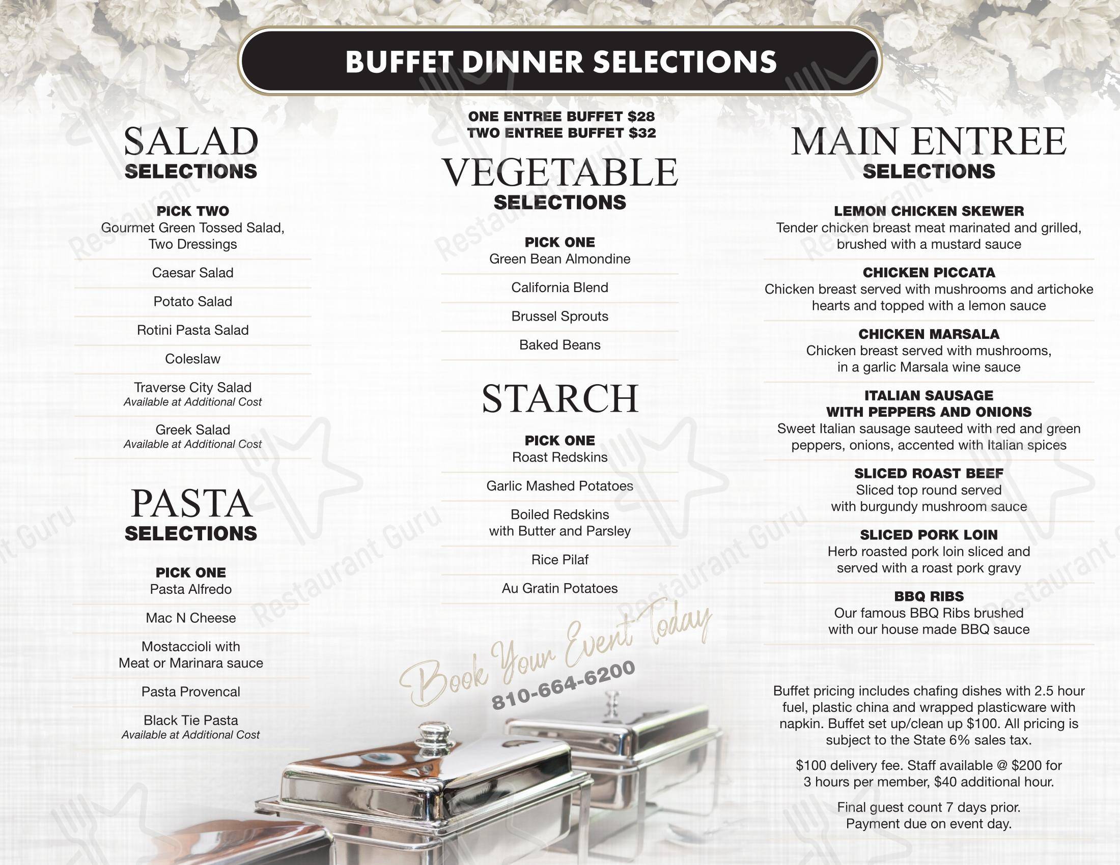 Menu at E.G. Nicks Grill & Tavern pub & bar, Lapeer