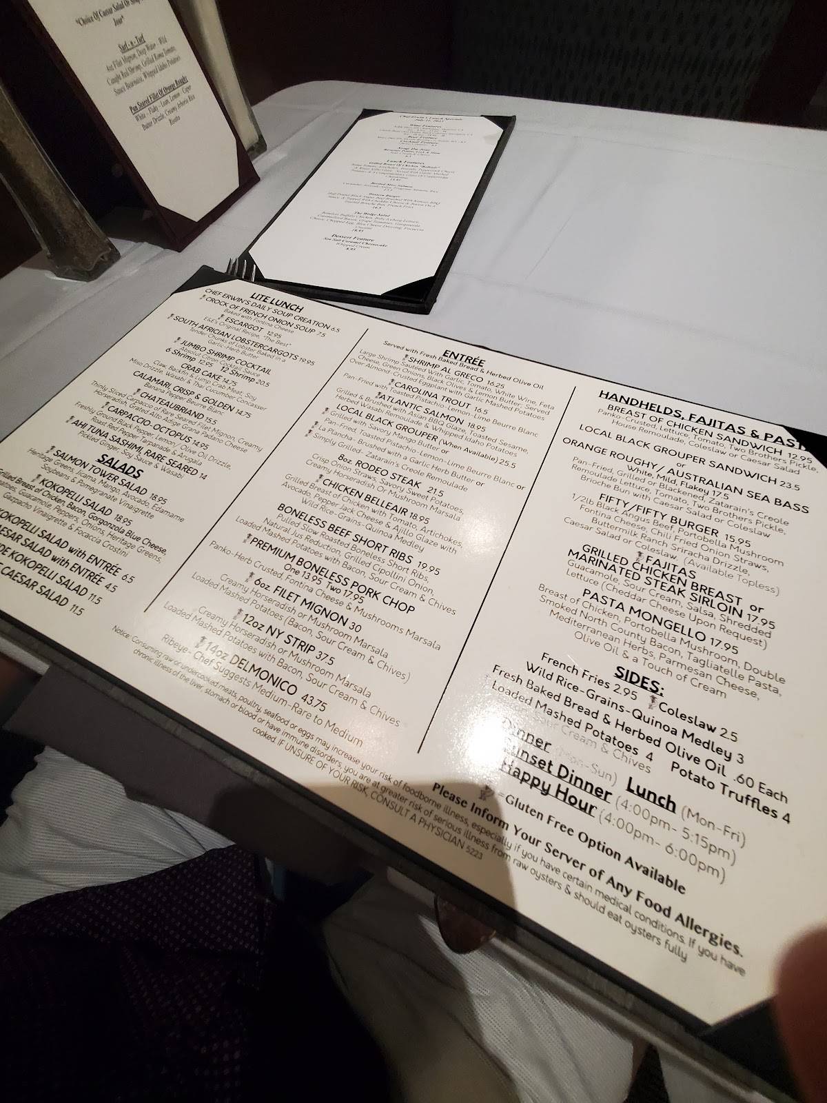Menu at E&E Stakeout Grill pub & bar, Belleair Bluffs