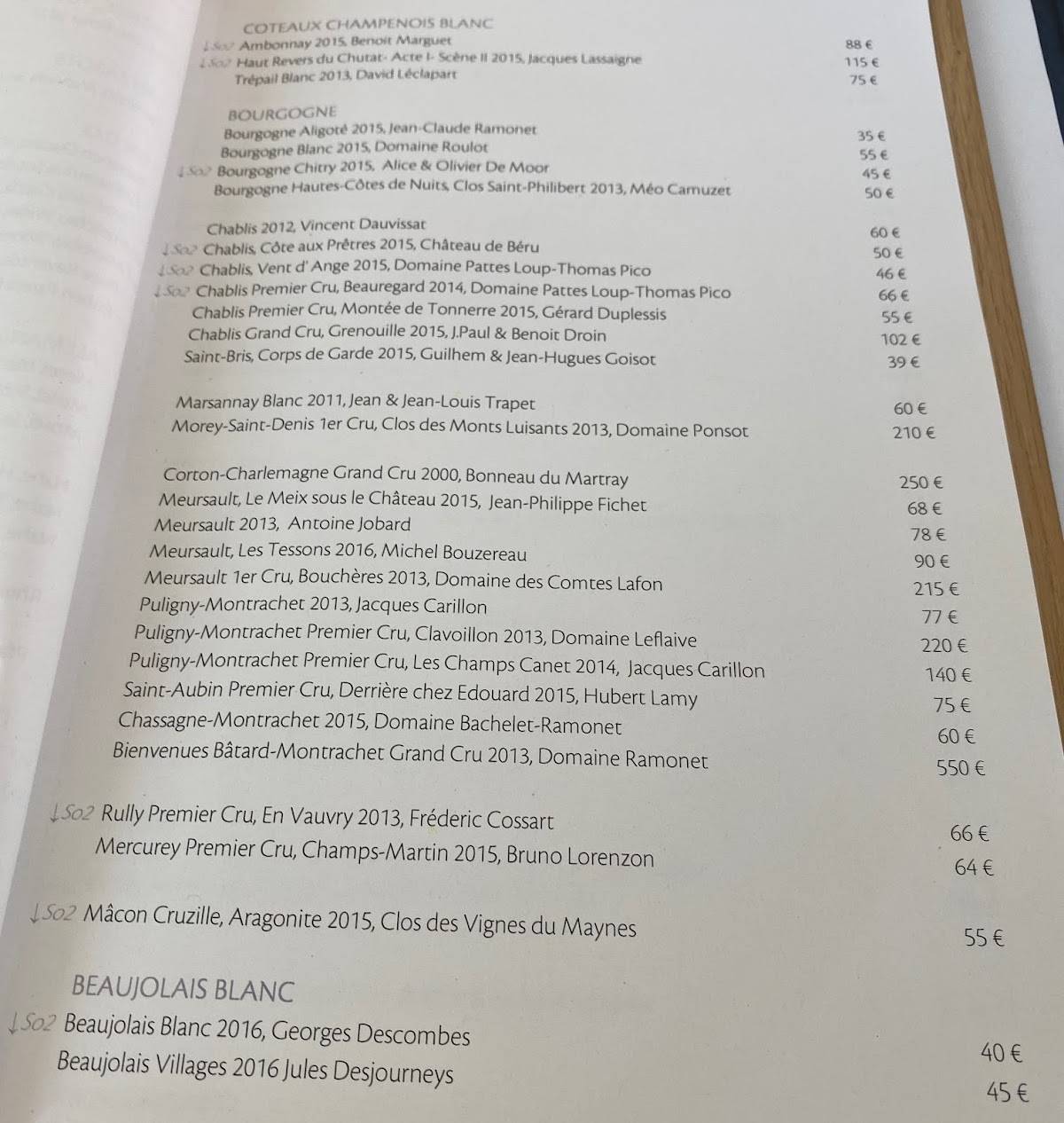 Menu at ELKANO steakhouse, Getaria, Herrerieta Kalea