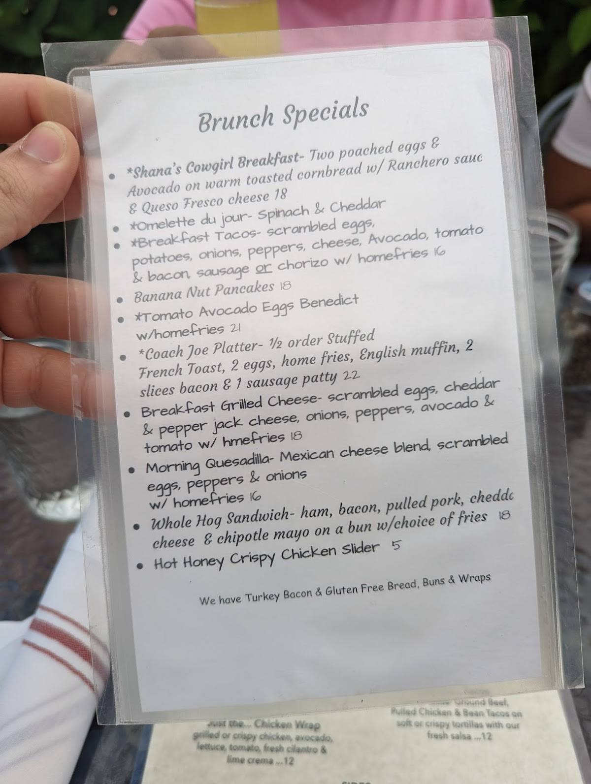 Menu at New Moon Cafe, East Quogue