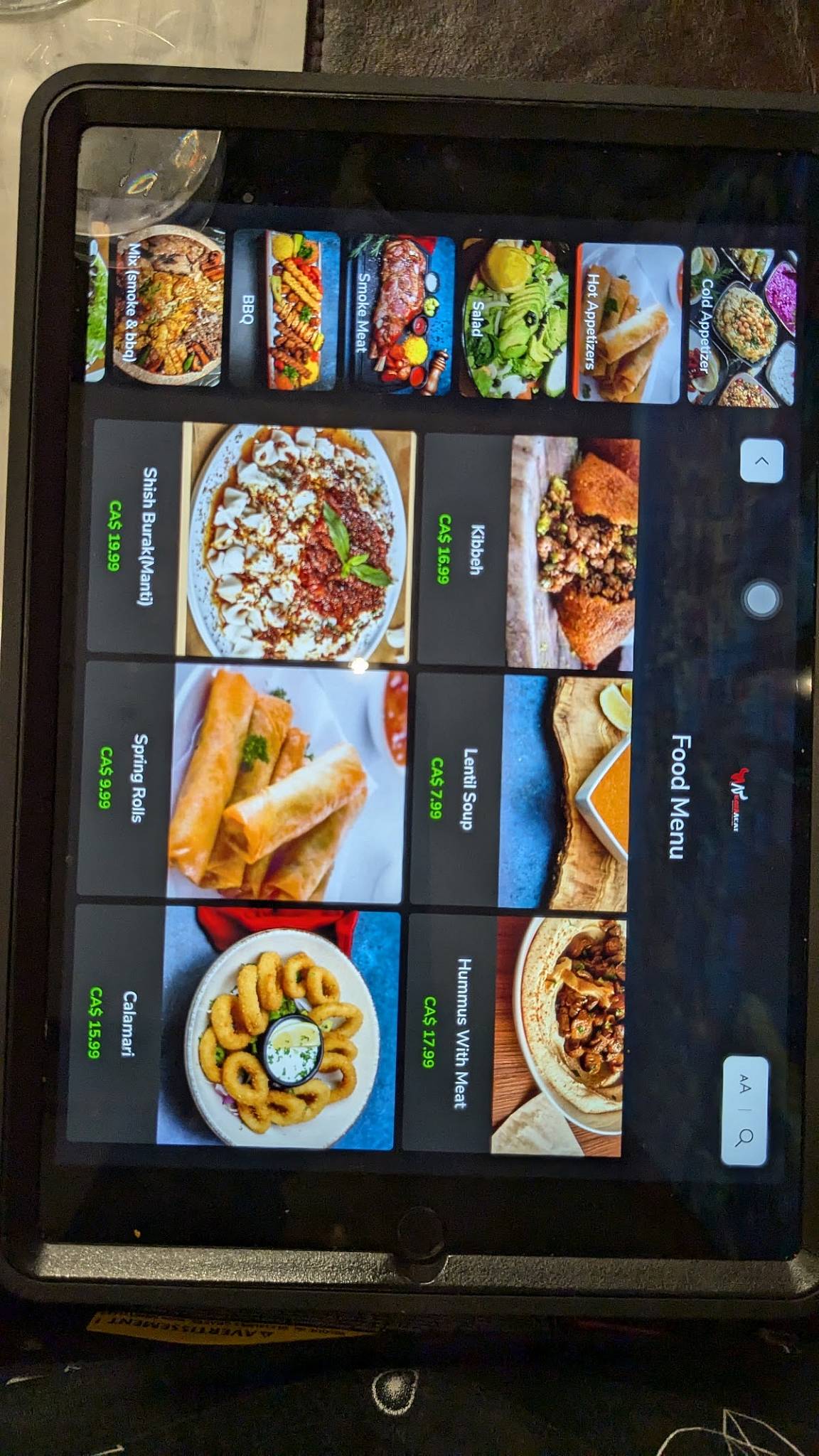 Menu at Eat Meat Restaurant - Turkish Halal Smokehouse & BBQ, Mississauga