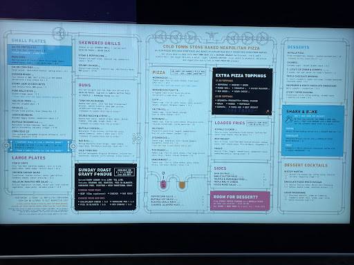 Menu at Cold Town House pub & bar, Edinburgh