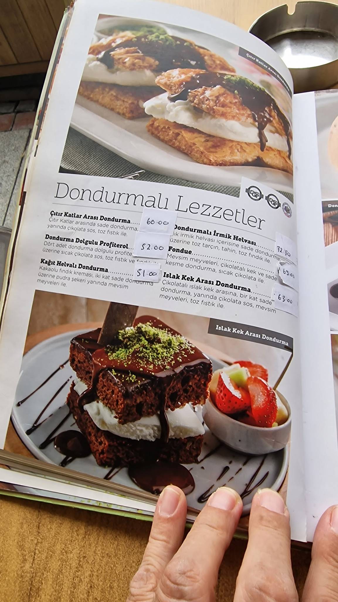 Menu au Mado café, Edirne, Saraçlar Cd. No:2 D:36